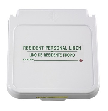 Hamper Label- Resident Personal Linen - Green Lettering- pack of 5 ...