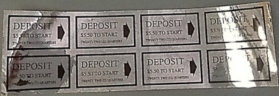 5.50 SILVER WASHER DECAL - Sudsy Vending Supplies