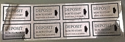 6.00 SILVER WASHER DECAL - Sudsy Vending Supplies