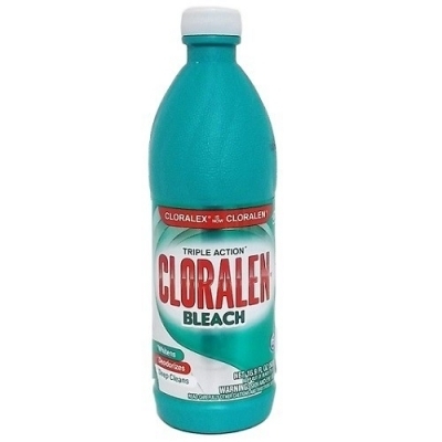 CLORALEN LIQUID BLEACH 500 ML BOTTLE / 2O CASE - Sudsy Vending Supplies