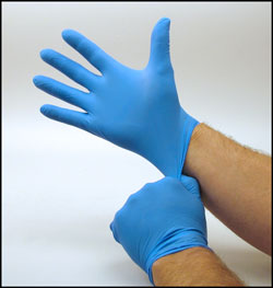 EXTRA LARGE NITRILE GLOVES - 100 COUNT - Sudsy Vending Supplies