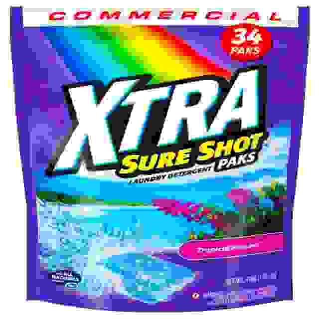 XTRA SURE SHOT POWDER LAUNDRY DETERGENT PAKS PODS TROPICAL PASSION 34 ...