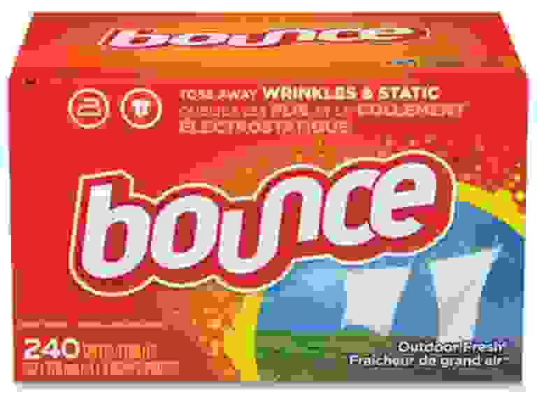 BOUNCE DRYER SHEETS – 240 SHEETS PER BOX / 4 BOXES PER CASE - Sudsy ...